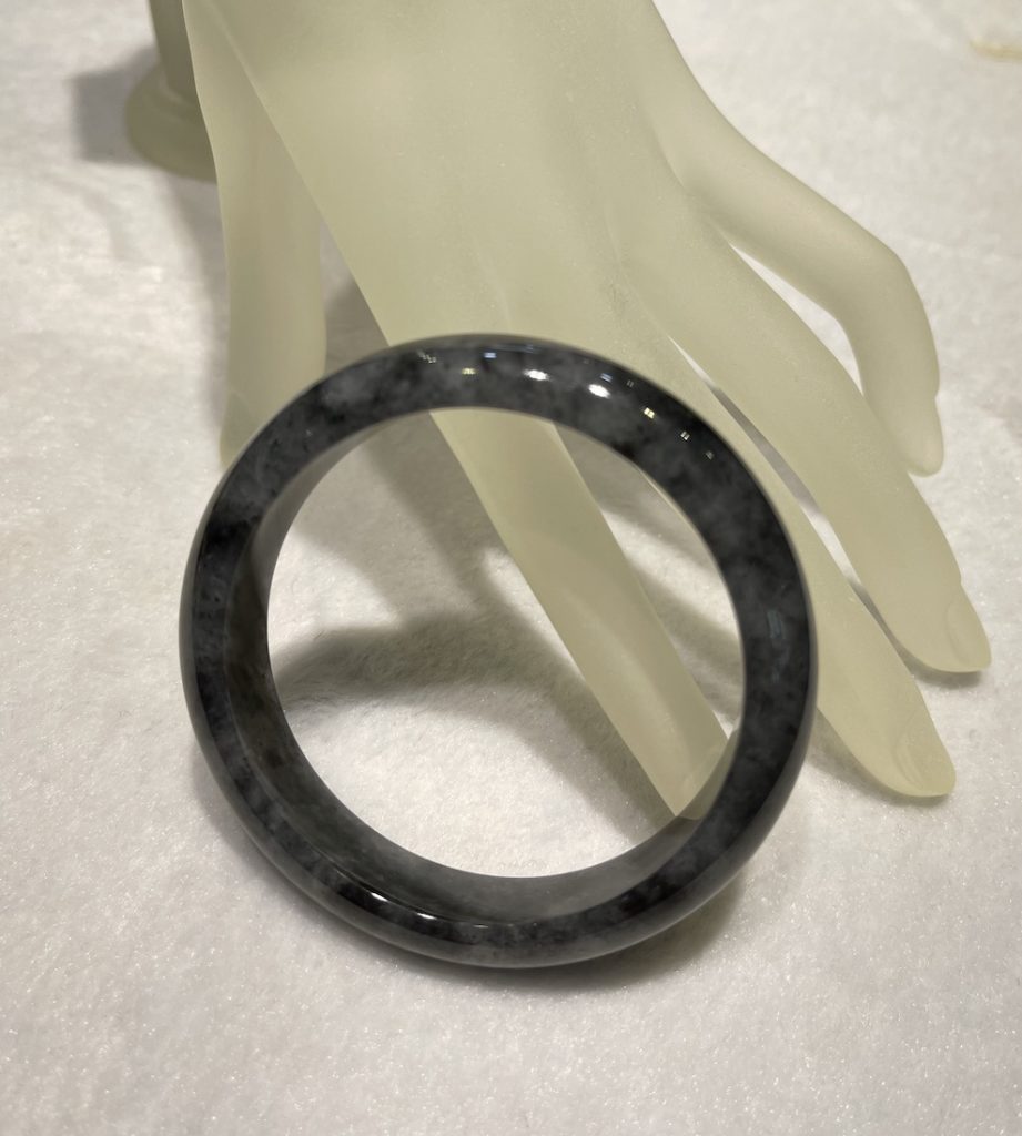 translucent black jadeite bangle - Nanyang Jade –Authentic Jewellery ...