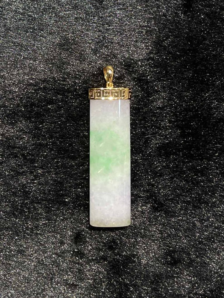 Icy Translucent Green Lavender Jadeite Pendant - Nanyang Jade ...